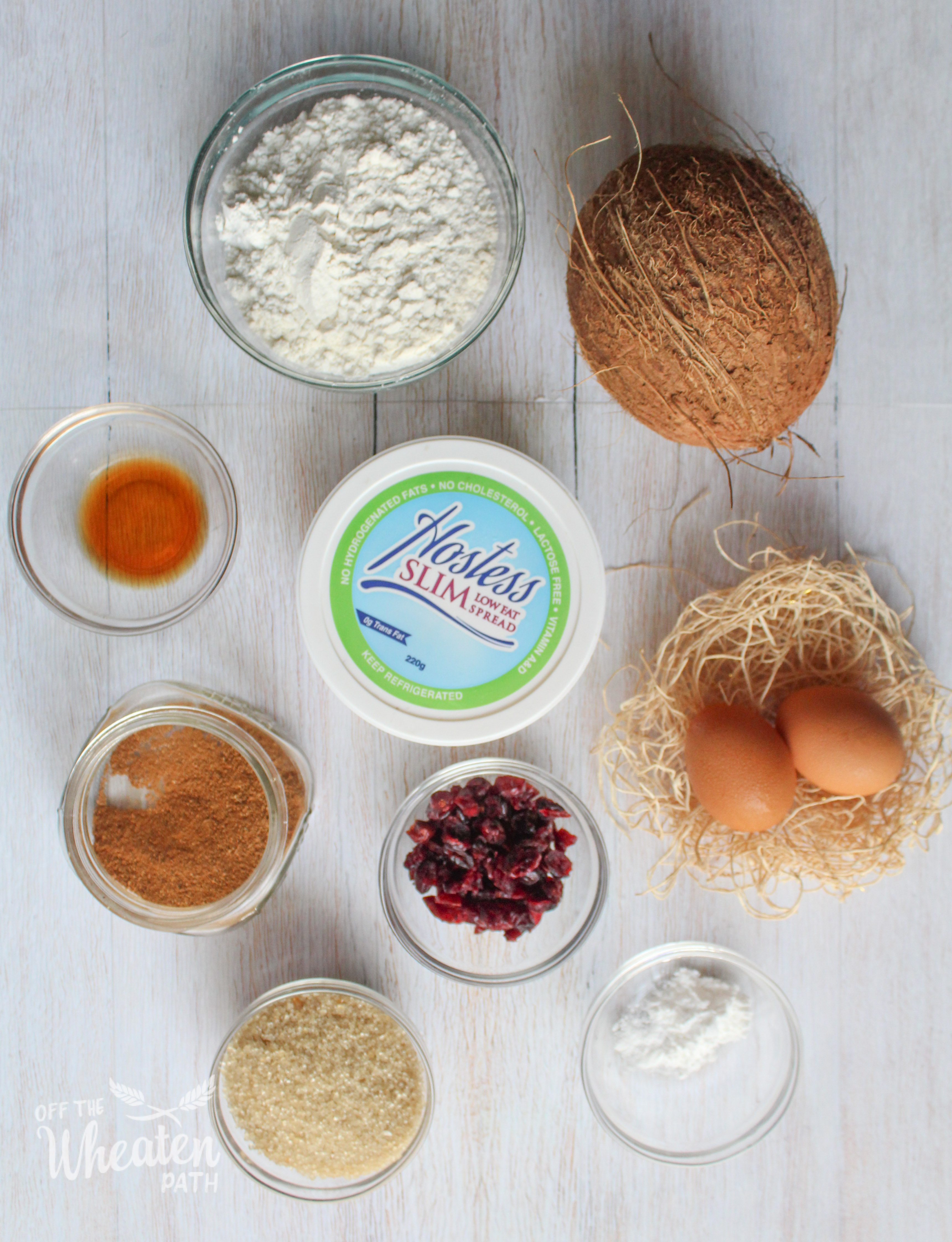 Cranberry Coconut Drops - Gluten Free & Dairy Free