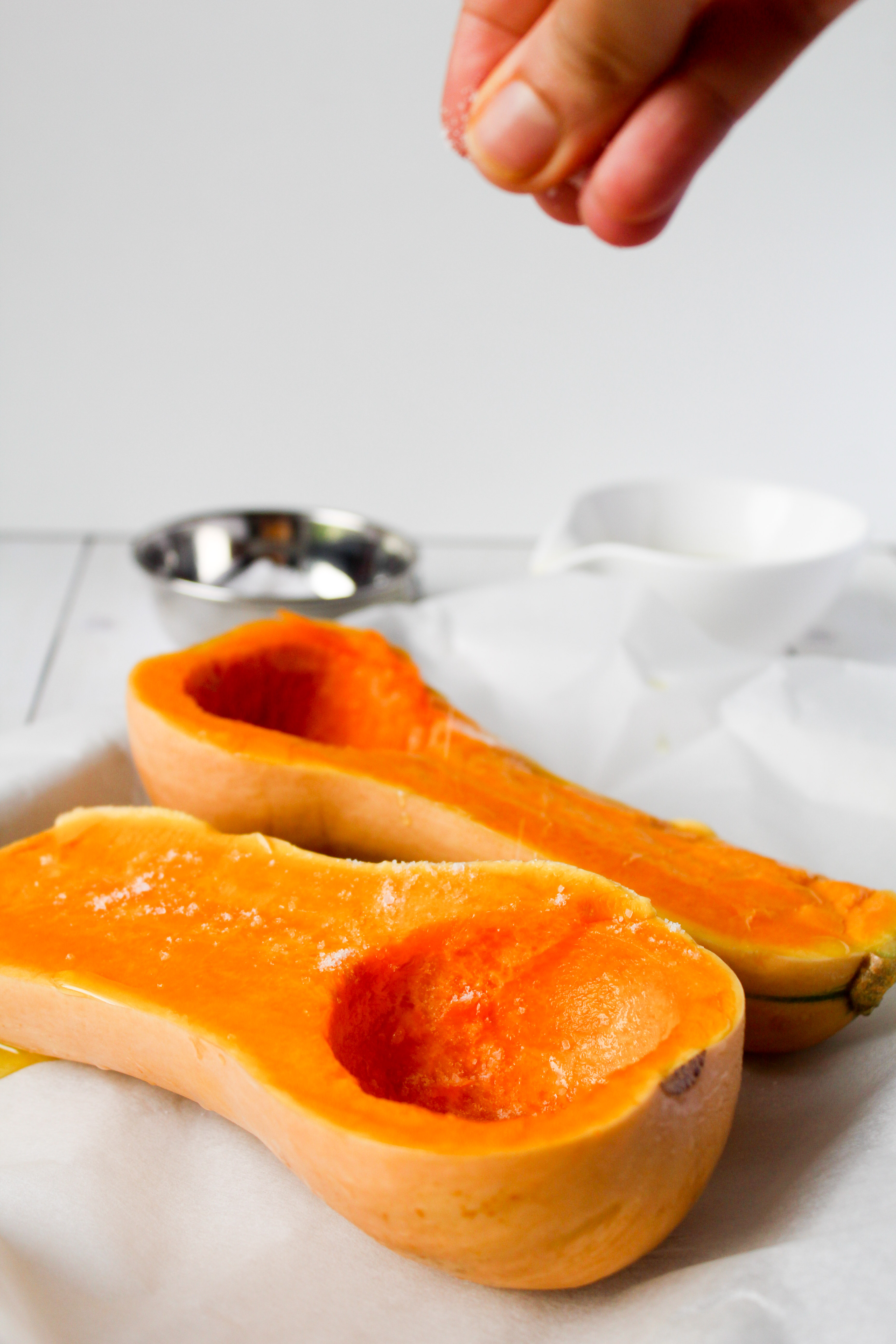 Mushroom & Kale Stuffed Squash - Off The Wheaten Path